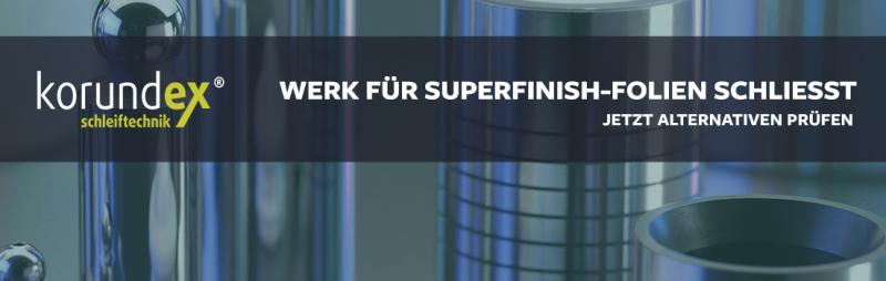 Werk für Superfinish 3M 262L und 272L schließt jetzt umstellen